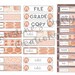 Rustic Boho 10 Drawer Labels L Editable - Etsy