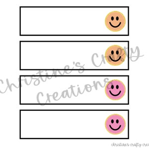 Retro Daisy Drawer Labels L Editable - Etsy