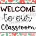Preppy Dalmatian Welcome Sign L Editable Door Name Labels L Bulletin ...
