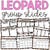 Leopard Learning Target Posters L Editable - Etsy