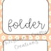 Retro Daisy Folder Covers L Editable - Etsy
