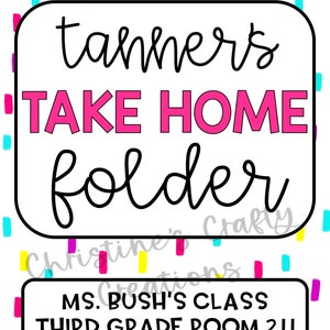 Bright Rainbow Boho Student Folder Covers L Editable - Etsy