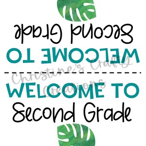 Tropical Leaves Meet the Teacher Night L Editable Forms and Materials L ...