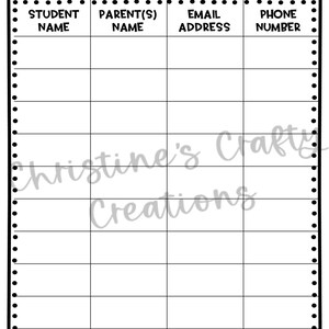 Preppy Dalmatian Meet the Teacher Packet L Editable Materials - Etsy