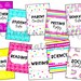 Bright Rainbow Boho Binder Covers and Spines L Editable - Etsy