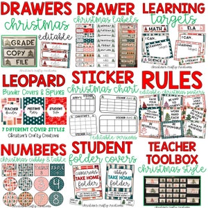 Christmas Classroom Decor Bundle - Etsy