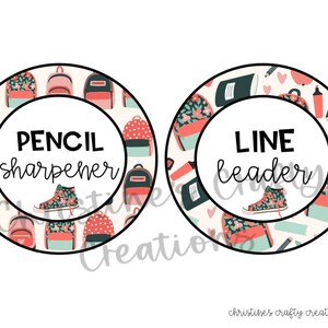 Preppy Dalmatian Class Jobs L Editable - Etsy