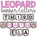 Leopard Banner Sign Letters - Etsy