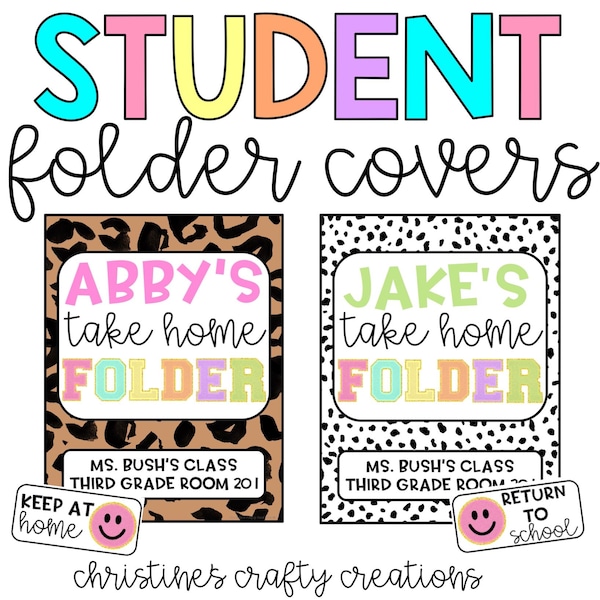 Homework Folder Cover - Etsy