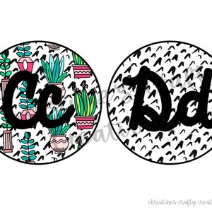 Cactus Word Wall Letters - Etsy