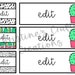 Cactus Daily Schedule L Editable - Etsy