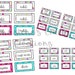 Bright Rainbow Boho Toolbox Labels L Editable - Etsy