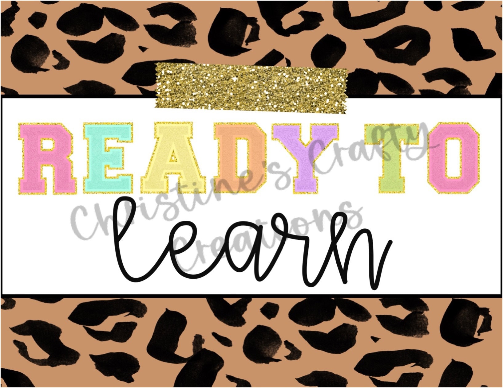 Groovy Leopard and Dalmatian Behavior Chart L Editable Clip Chart - Etsy
