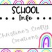 Bright Rainbow Boho Meet the Teacher Powerpoint L Editable - Etsy