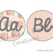 Rustic Boho Word Wall Letters - Etsy