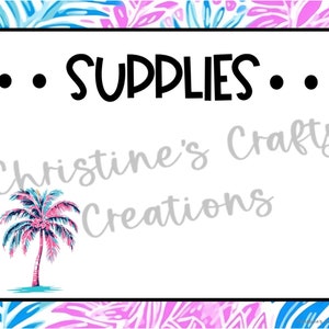 Preppy and Tropical Meet the Teacher Powerpoint L Editable - Etsy