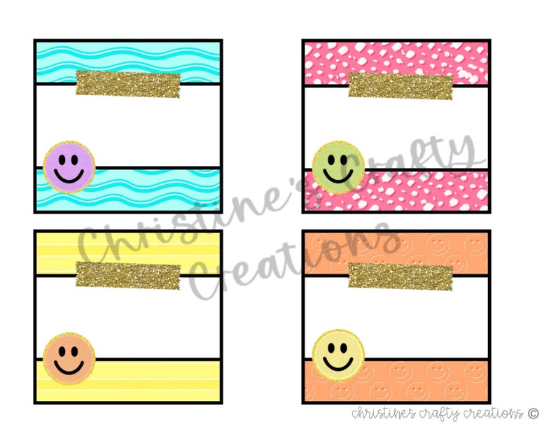 Groovy Leopard and Dalmatian Welcome Sign L Editable Door Name Labels ...