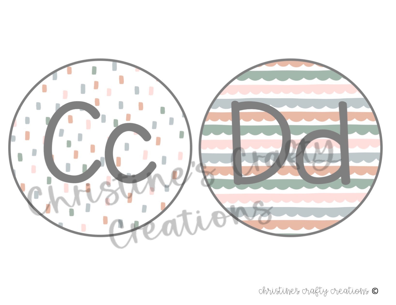 BOHO Word Wall Letters - Etsy