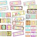 Groovy Leopard and Dalmatian Calendar Labels L Editable - Etsy