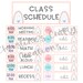 BOHO Daily Schedule L Editable - Etsy