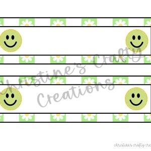Retro Daisy Learning Targets L Editable - Etsy