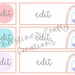 BOHO Daily Schedule L Editable - Etsy