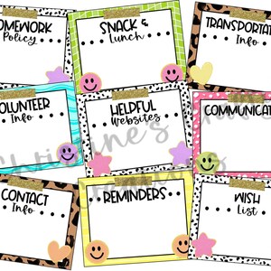 Groovy Leopard and Dalmatian Meet the Teacher Powerpoint L Editable - Etsy