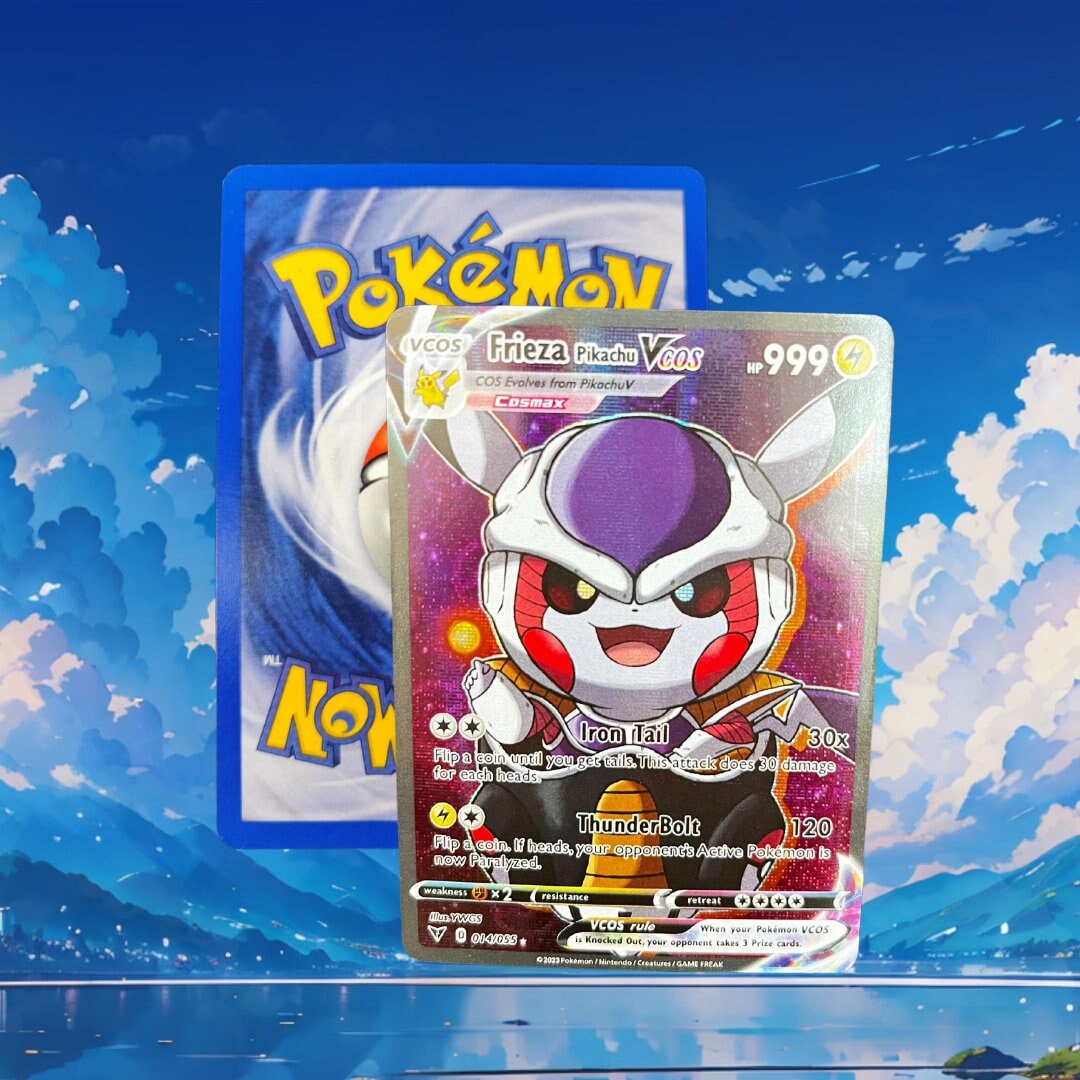 Pikachu Frieza Cosplay CARD Custom Card Proxy Orica - Etsy