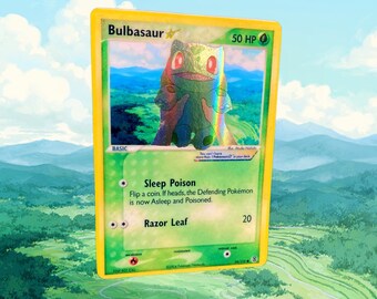 Holo Bulbasaur Card - Etsy