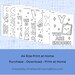 Alphabet Affirmation Coloring Pages A-Z – Positive Quotes for Kids ...