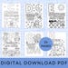 Alphabet Affirmation Coloring Pages A-Z – Positive Quotes for Kids ...