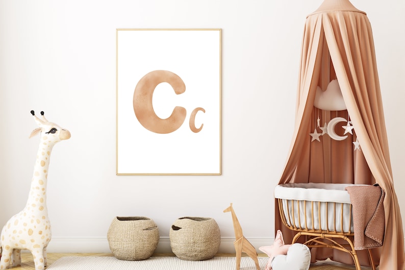 ABC KINDER LERNKARTEN / Buchstaben lernen / Alphabet Karteikarten / A-Z ...