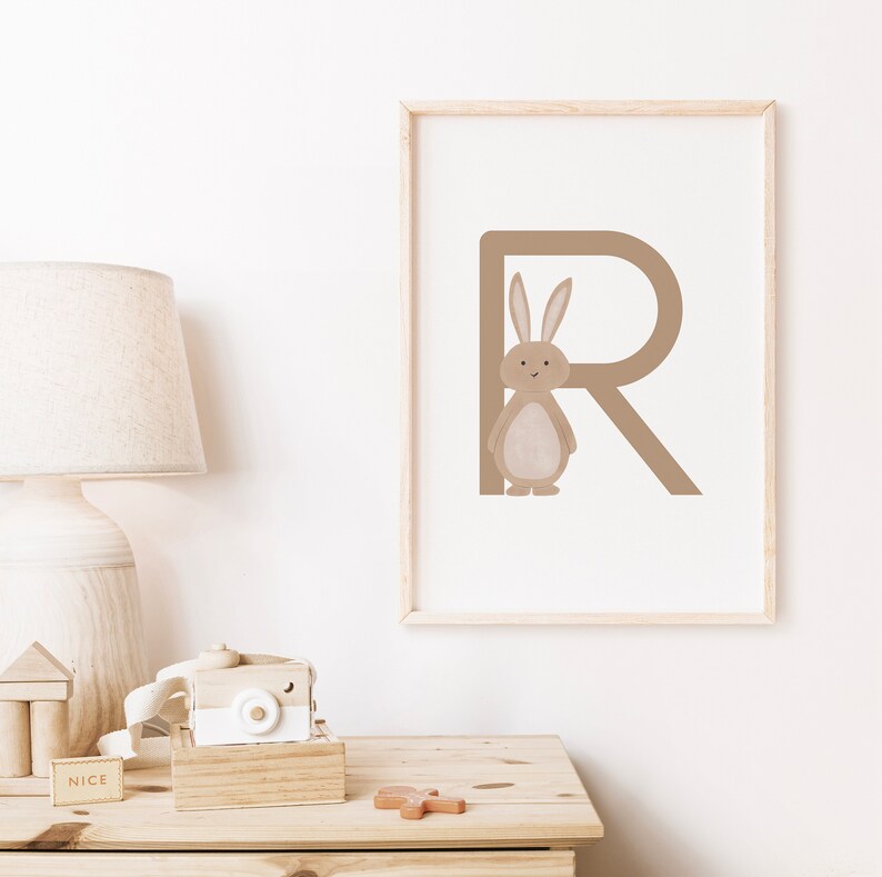 R RABBIT / English / ABC, Alphabet, Letter, Animal, Name / Nursery ...
