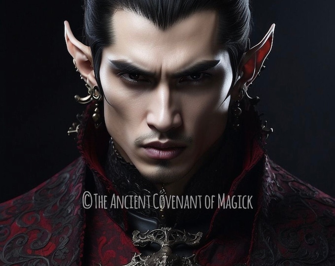 A Soul Eater Vampire A King of Necromantic Torments - Etsy