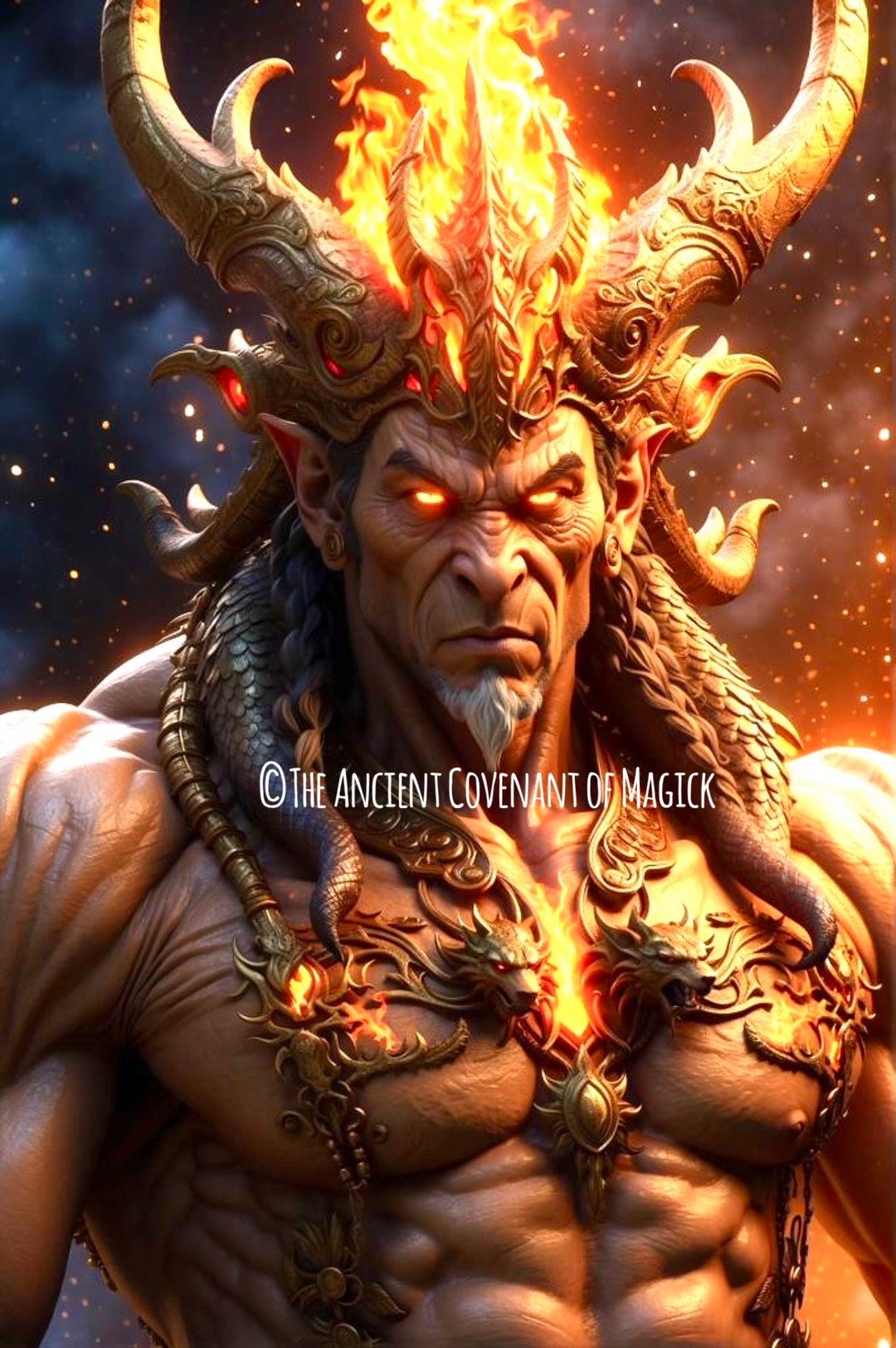 Ahriman - the God of Ultimate Evil, Darkness, Chaos and Destruction ...