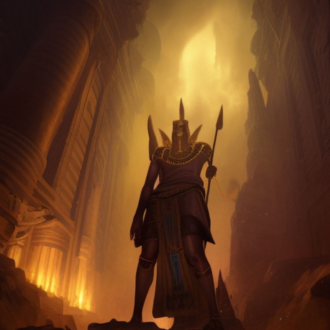 Egyptian Warrior Watcher Spirit Companion From the Legions - Etsy