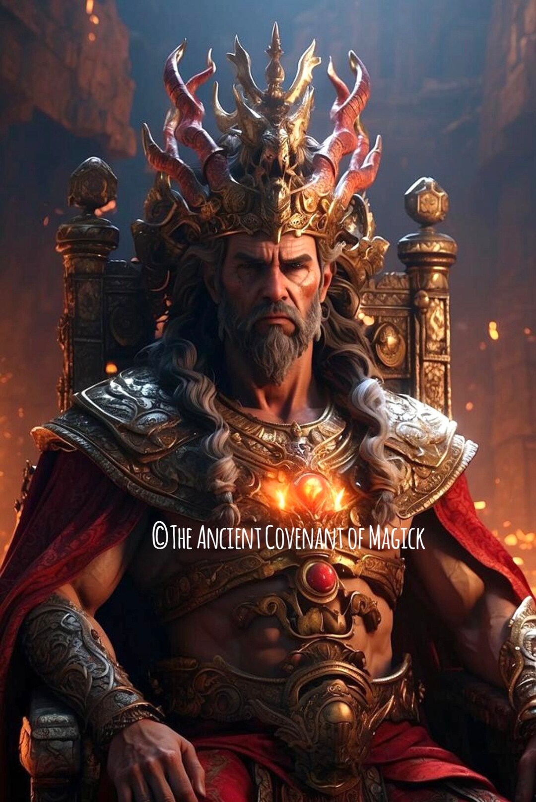 The Ancient Almighty Demon Kings Energy Binding Achieve Success, Wealth ...