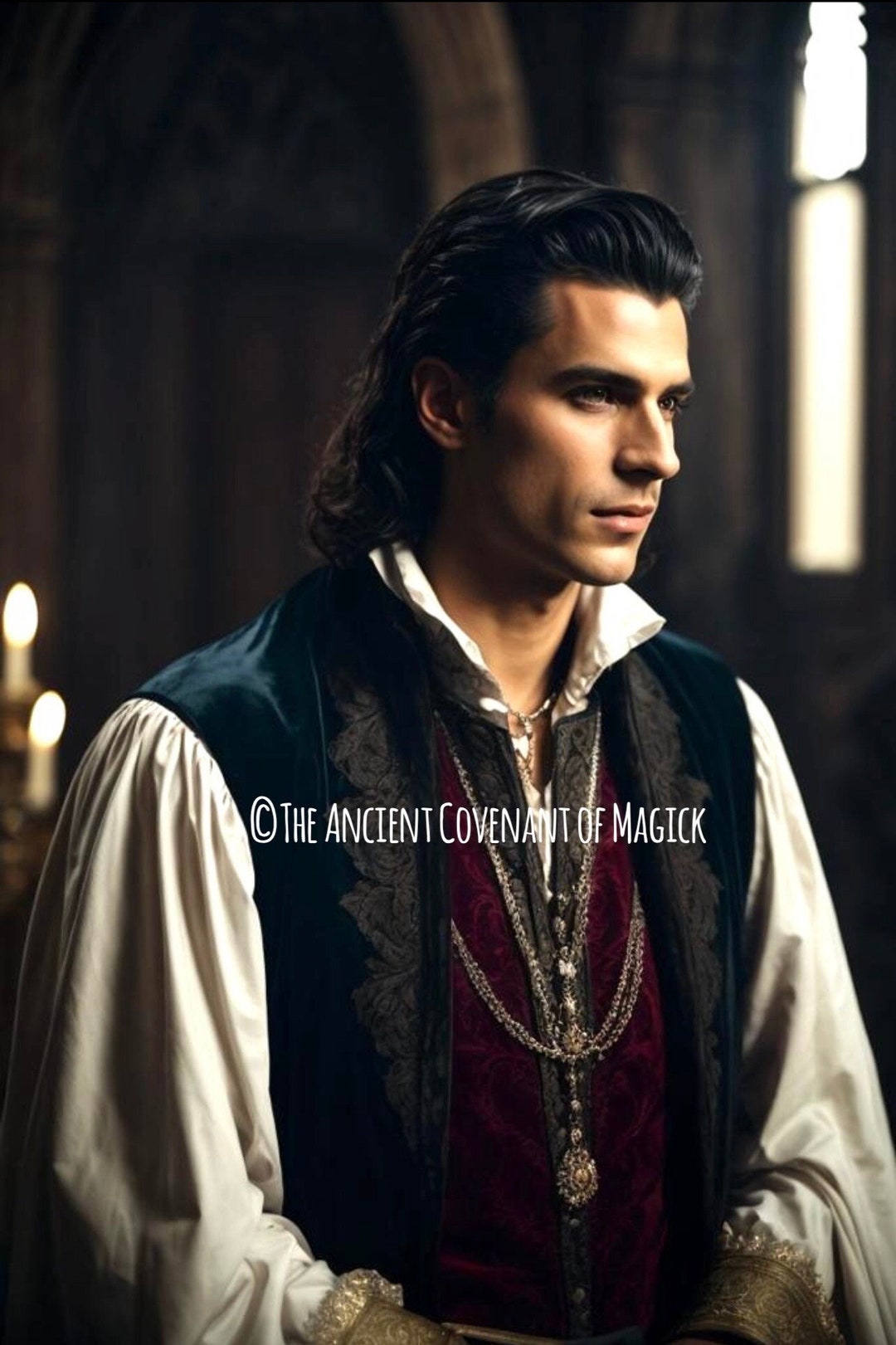 Ancient Royal Vampire - Black Magick Sorcerer - Etsy