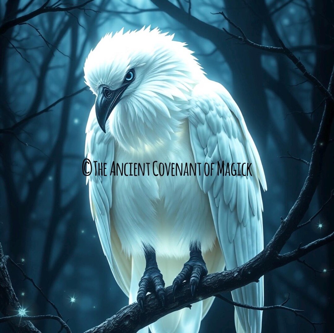 White Raven of Lucifer – Spirit Familiar of Rejuvenation, Defence ...