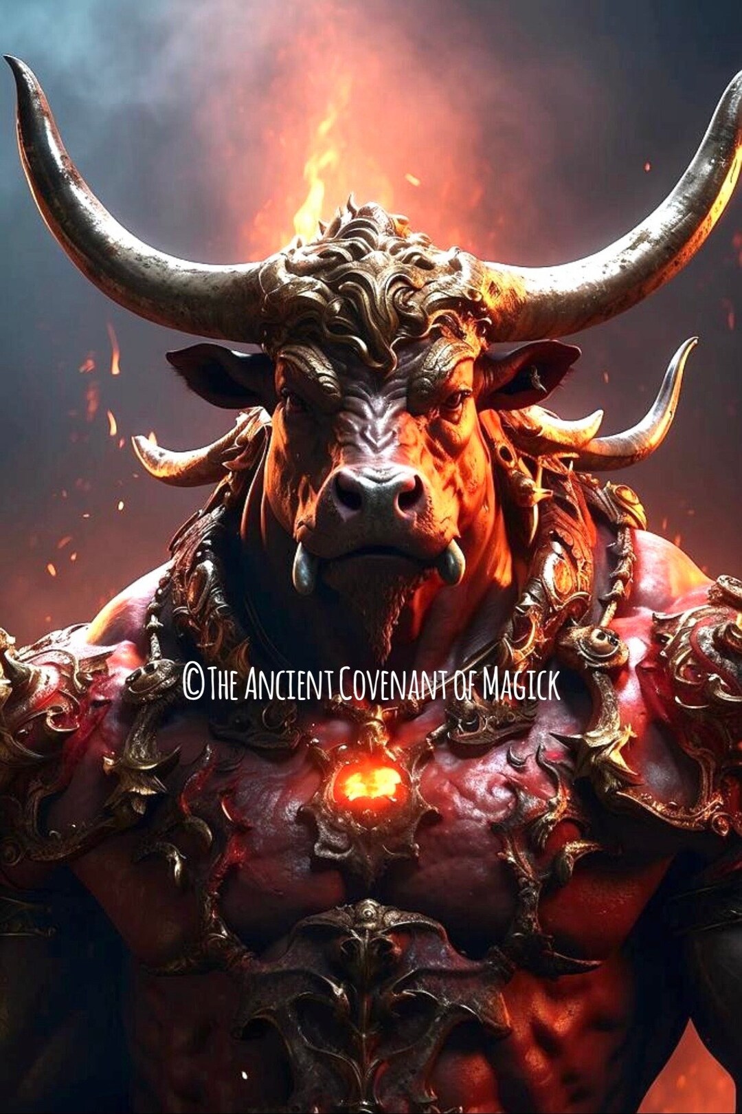 The Infernal Bull God the Ultimate Masculinity Power Become the Alpha ...
