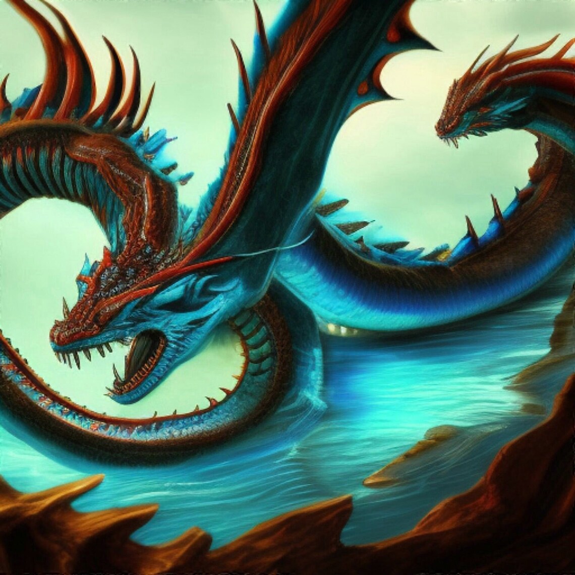 Red Chinese Dragon Guardian for Ultimate Warding and - Etsy UK