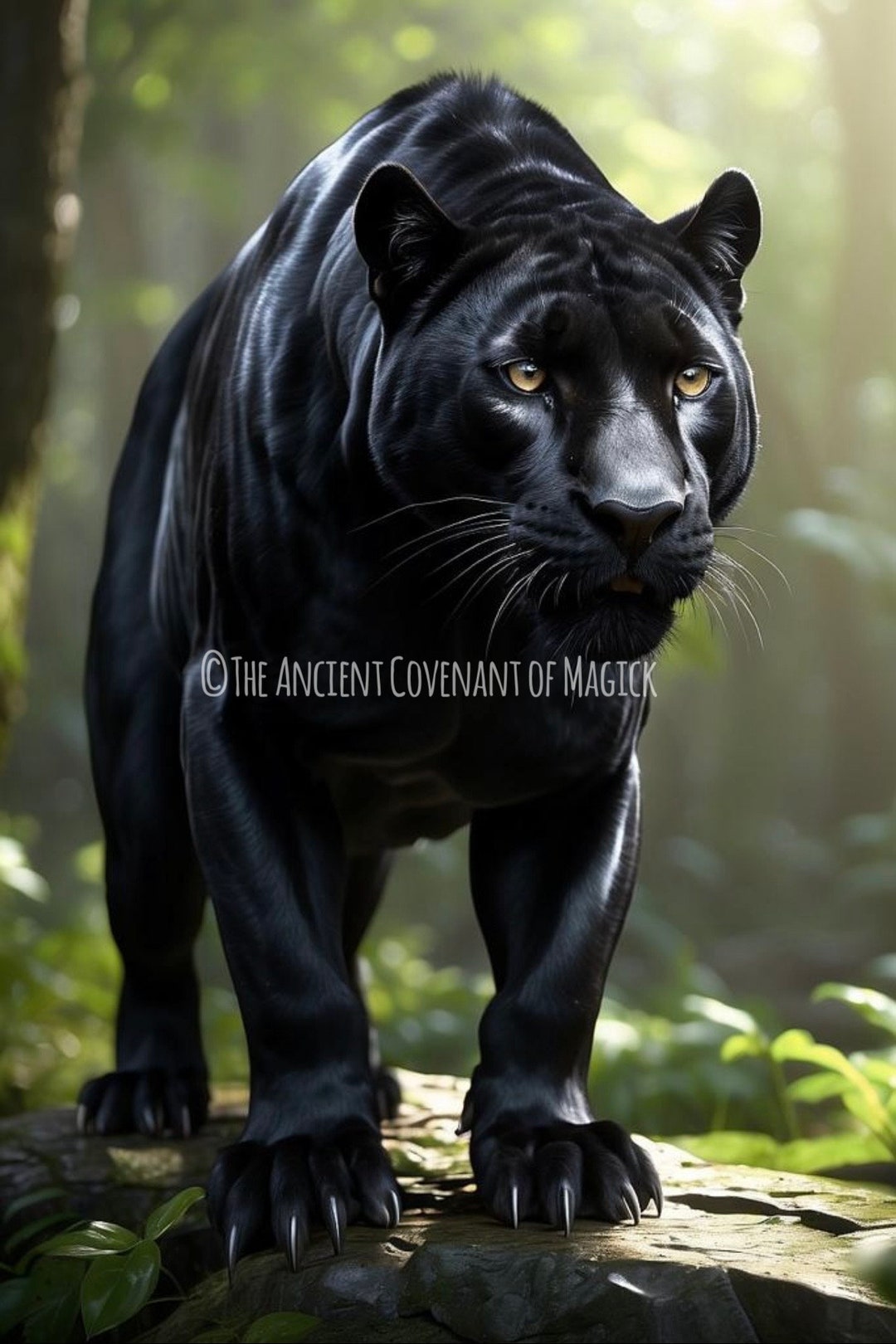 Buy Infernal Black Panther Familiar Spirit Companion for Protection ...