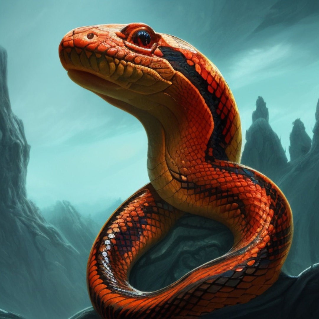 Snake Familiar Elemental Spirit Companion - Etsy UK