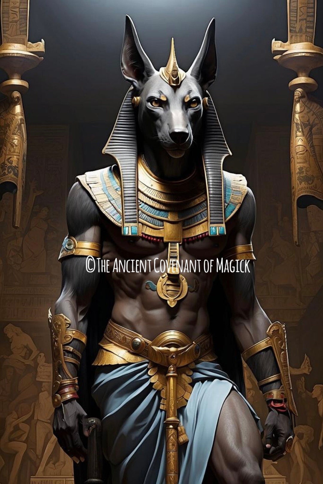 Anubis the Egyptian God Get the blessing of Anubis to work with you ...
