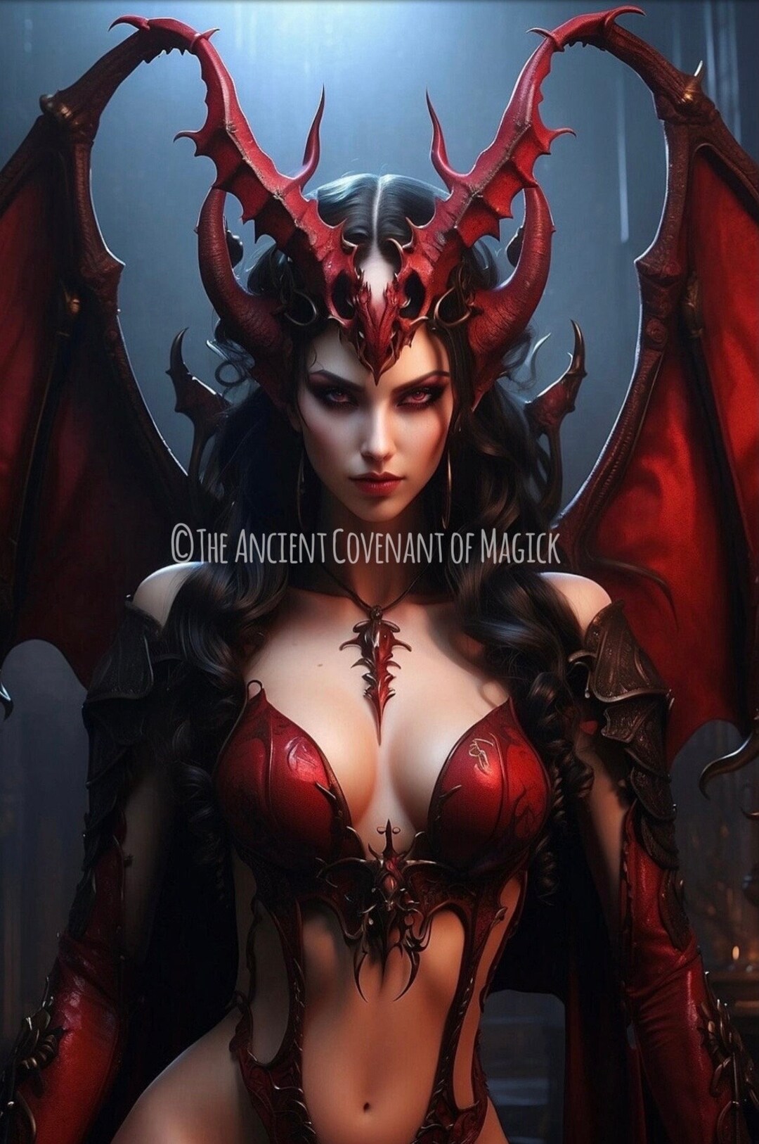 Aeliana Succubus Guardian of Hearts - Etsy