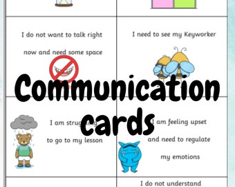 18 Printable Communication Boards / 177 Communication Cards - Etsy