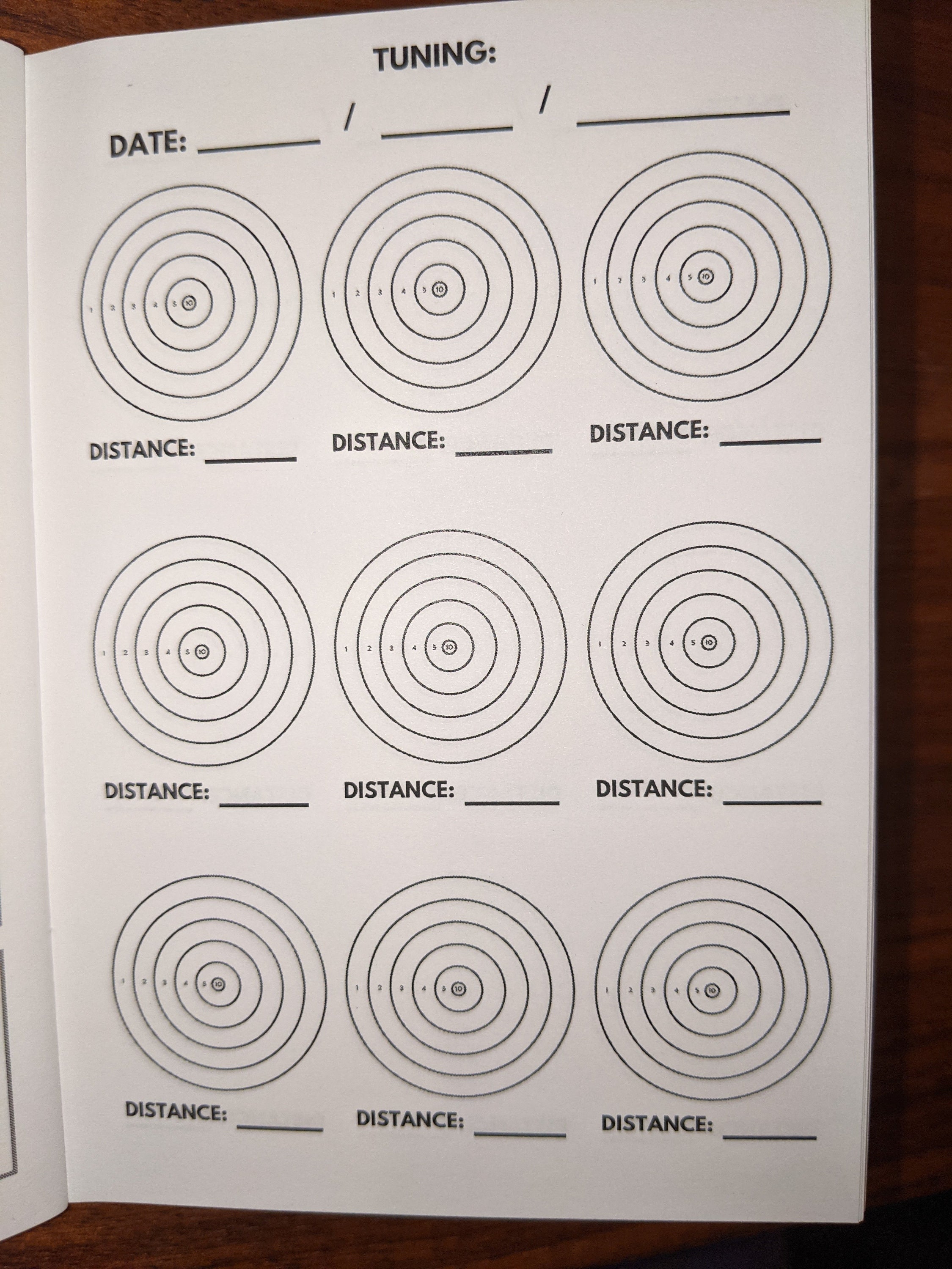 Archery Shot Journal - Etsy