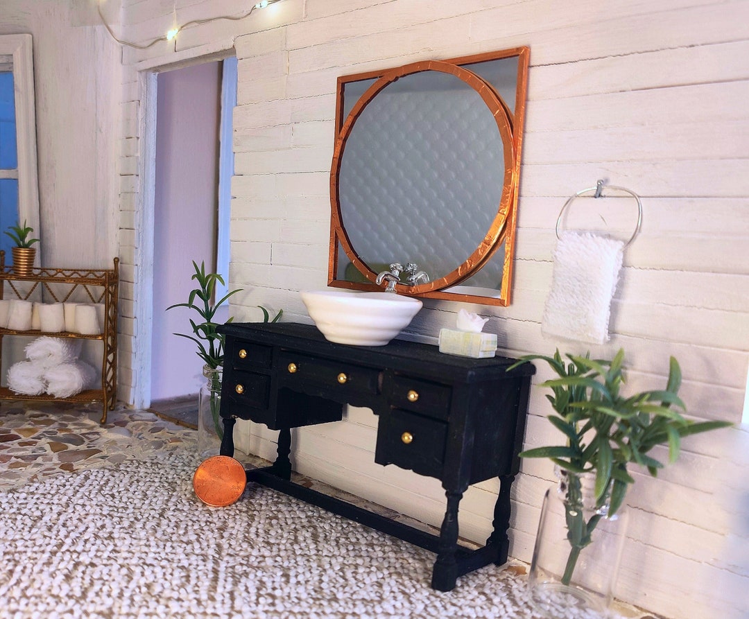 Modern Mirror 1:12 Scale Mirror Miniature Mirror - Etsy