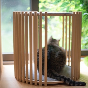 Round Cat House, Modern Cat House, Modern Cat Furniture, Cat Climbing ...