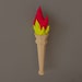 Antorcha olímpica papercraft plantillas pdf - Etsy México